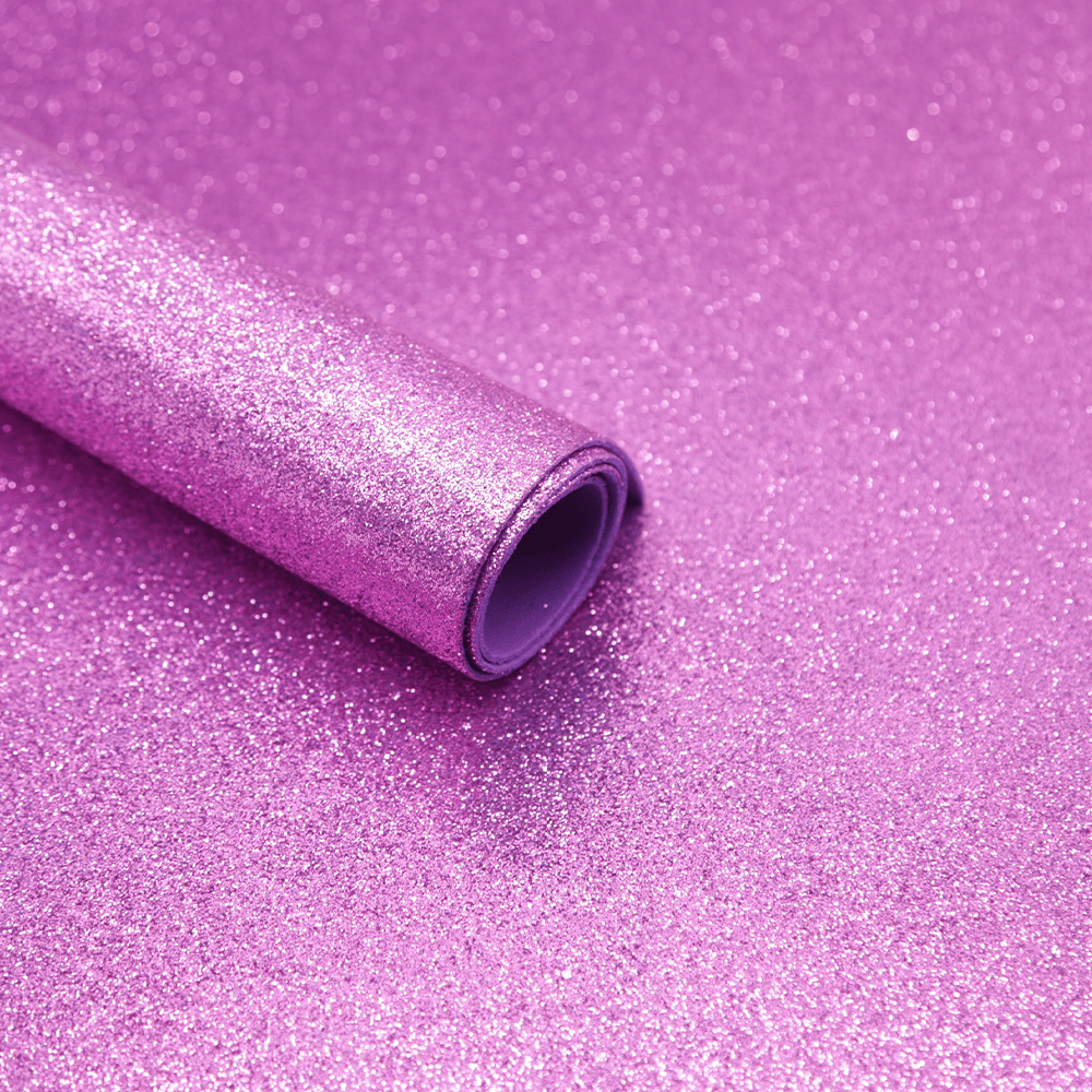 Eva glitter Santa Fé Violeta 40x48 cm - 1 folha